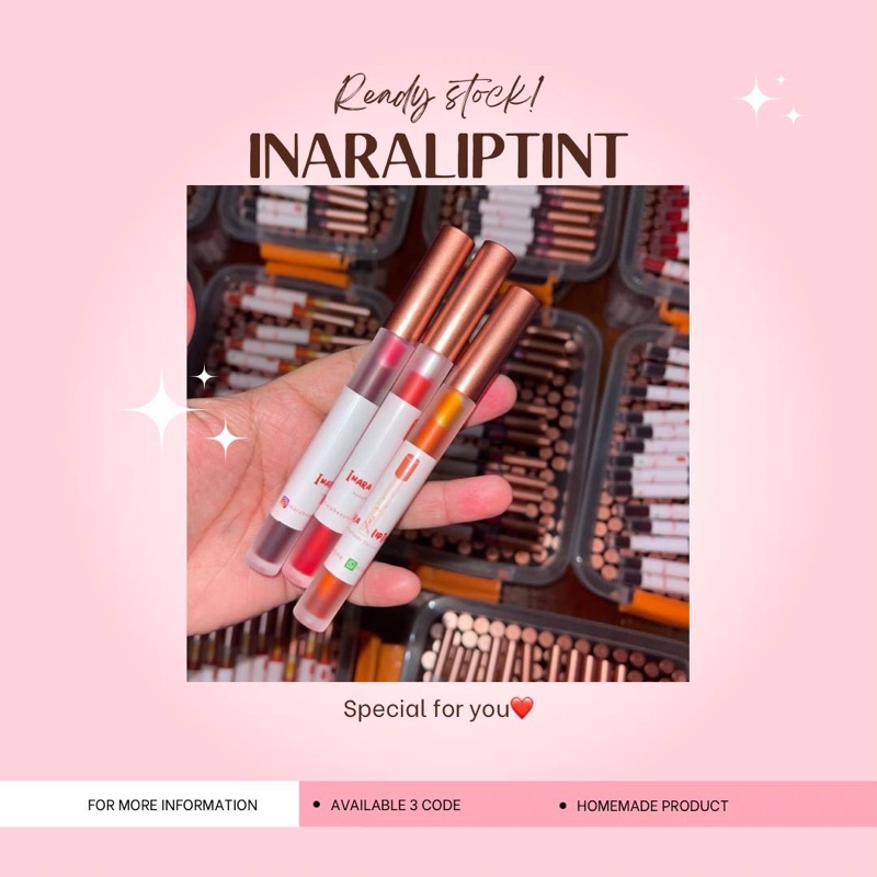 Inara Liptint HomeMade (Mini Agent 5pc) | Shopee Malaysia