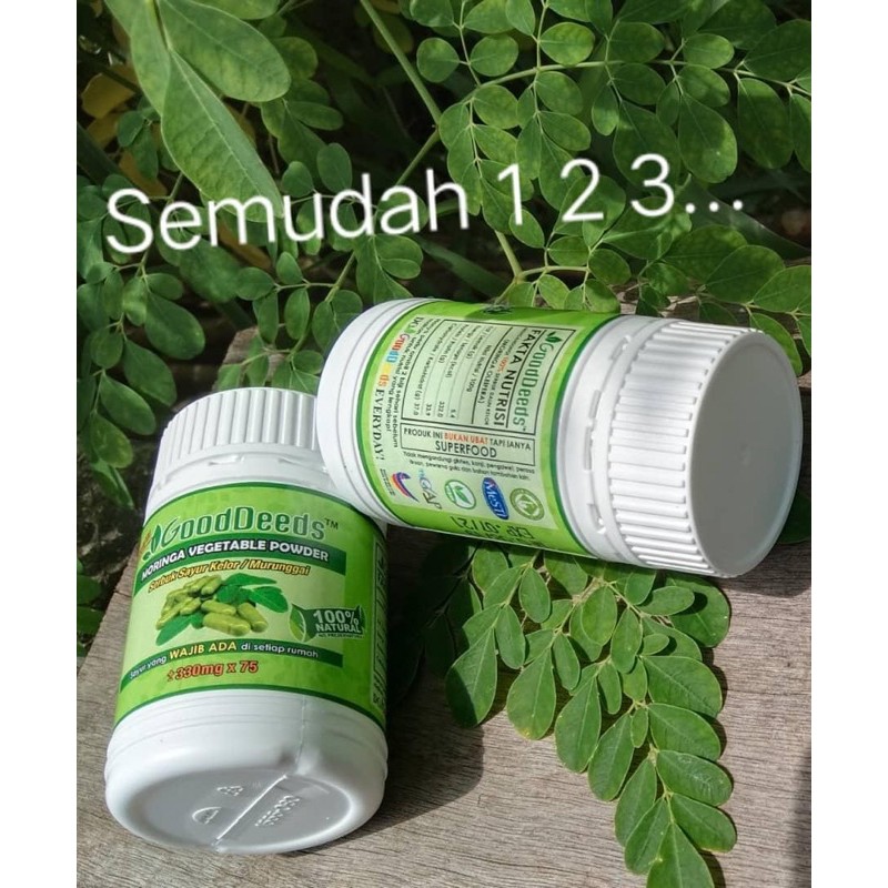 GoodDeeds Moringa Powder Capsule | Shopee Malaysia