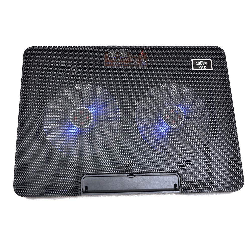 Laptop Cooling Pad N99 With 2 Dual Fan (Black) | Shopee Malaysia