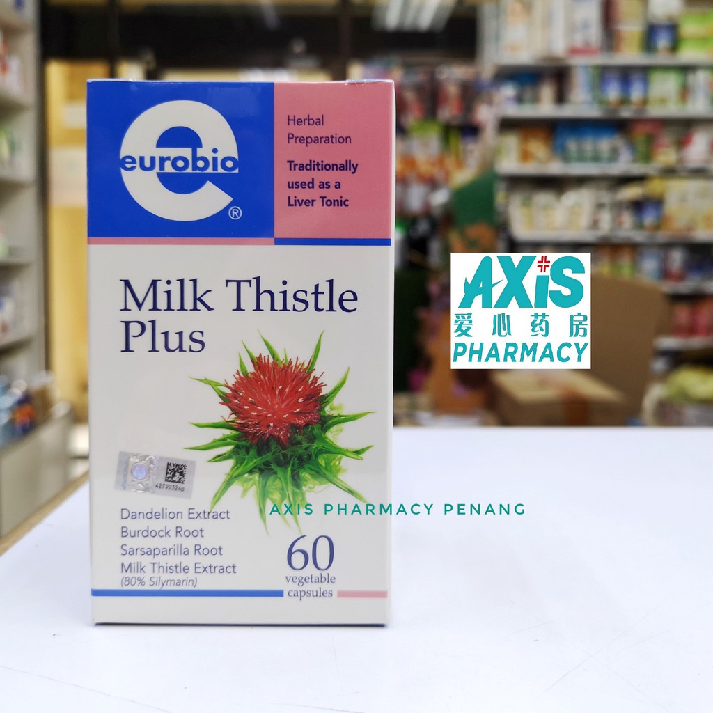 Eurobio Milk Thistle Plus 60s Vegetable Capsule EXP: 12/2028 | Shopee ...