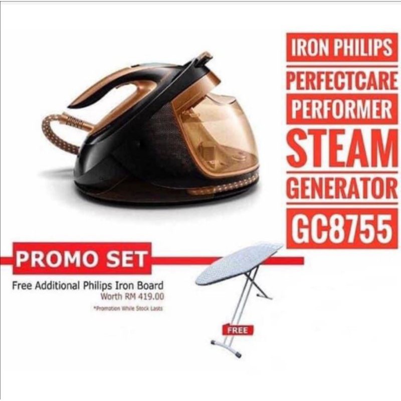 AMWAY STEAM IRON🔥PERFECTCARE PERFORMER PHILIP🔥FREE IRONBORD🔥INCLUDES ...