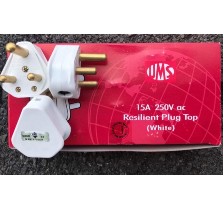 SIRIM 15A Plug Top Round Pin Plug UMS Plug15 Amp Plug | Shopee Malaysia