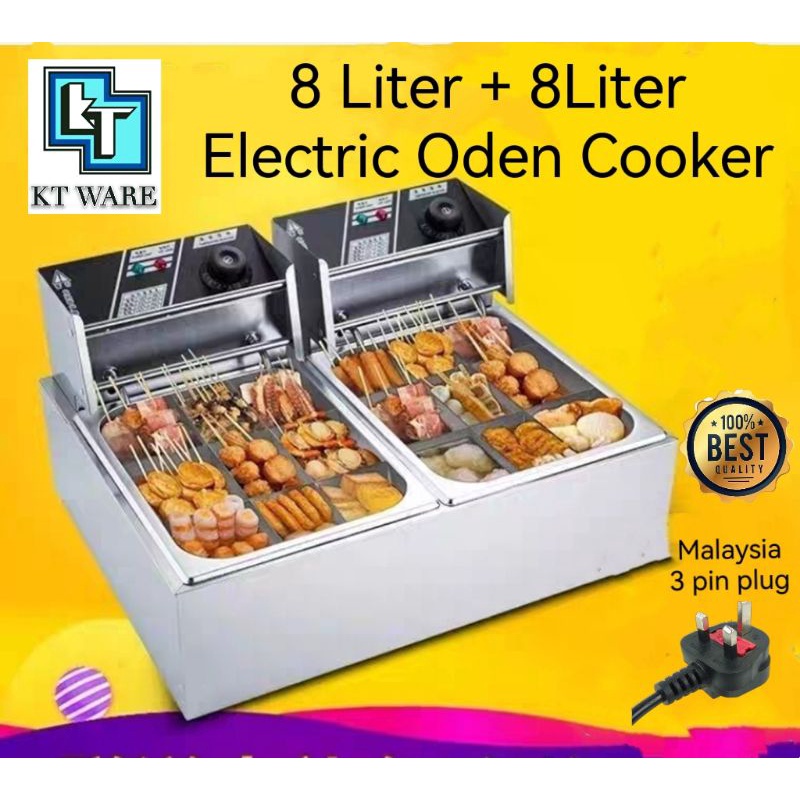 1.0.KT-WARE 18 Partition Electric Oden Cooker Stainless Steel Automatic ...