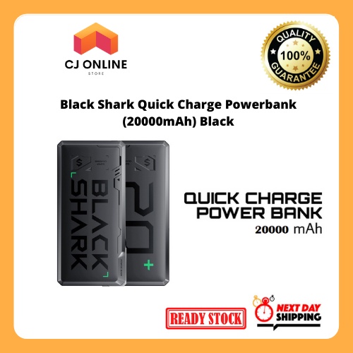 Black Shark Fast Charge Power Bank (20000mAh) | Shopee Malaysia