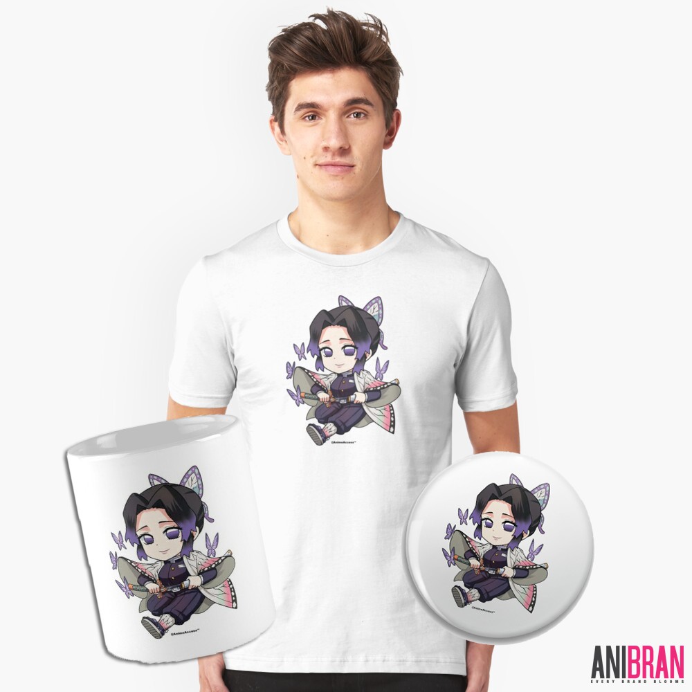 Demon Slayer: Kimetsu No Yaiba Shinobu Kocho Anime Doujin merchandise T ...