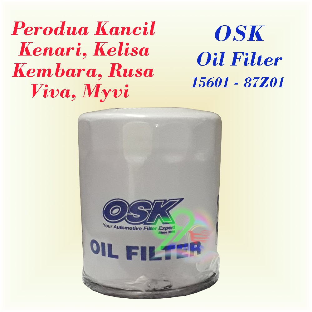 Perodua Kancil, Kenari, Kelisa, Kembara, Rusa, Viva and Myvi Oil Filter ...