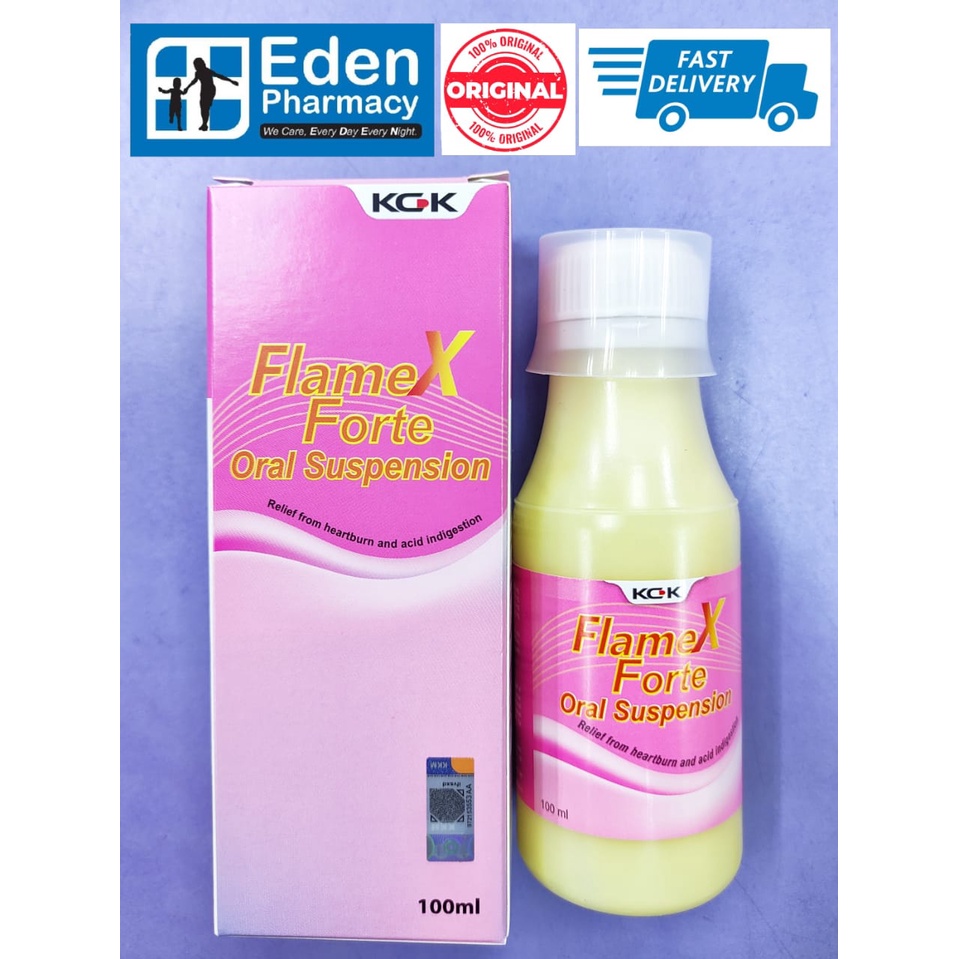 Flamex Forte Oral Suspension ( 100ml ) KCK Pharma | Shopee Malaysia