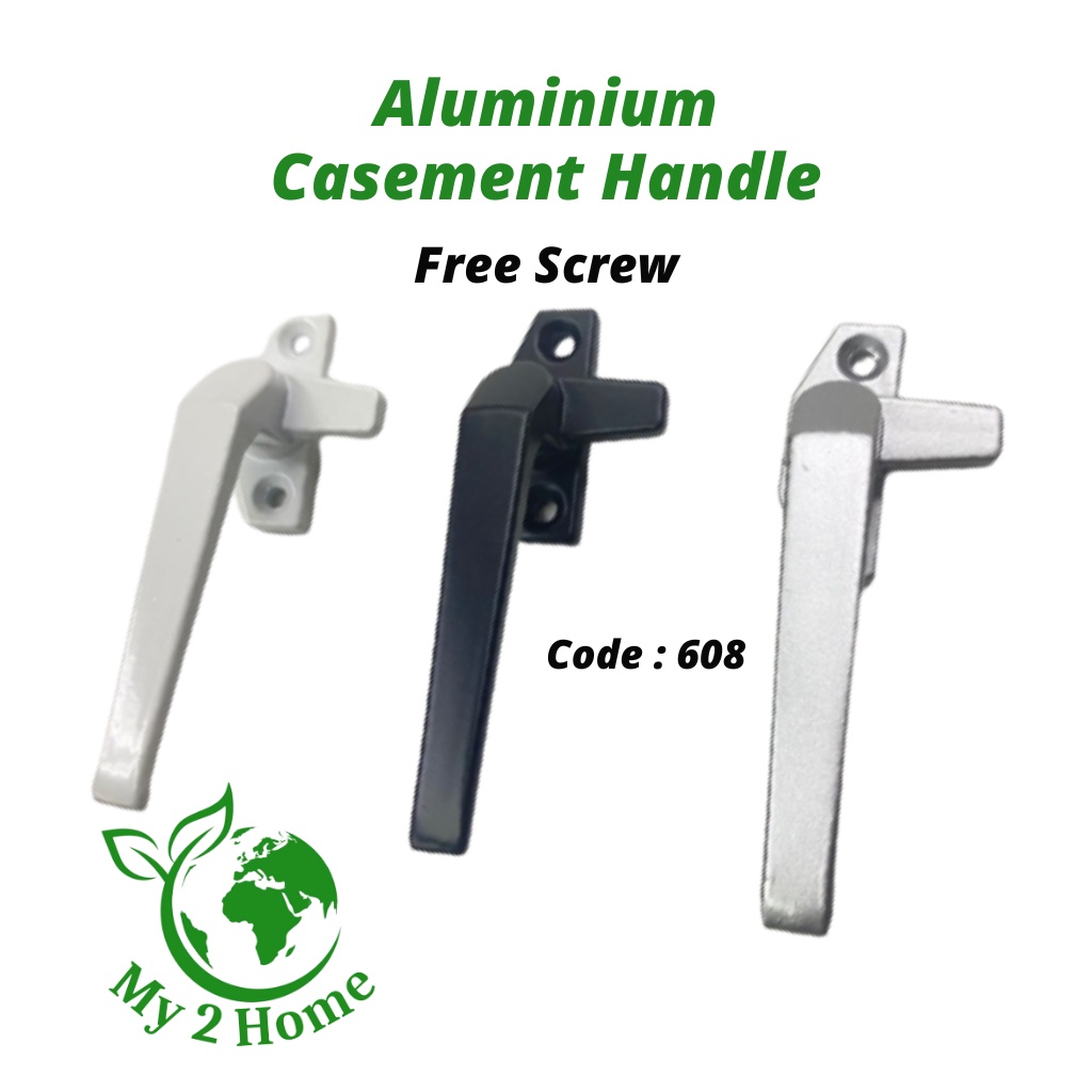 608 Aluminium Window Handle / Pemegang Cermin Tingkap Casement Handle ...