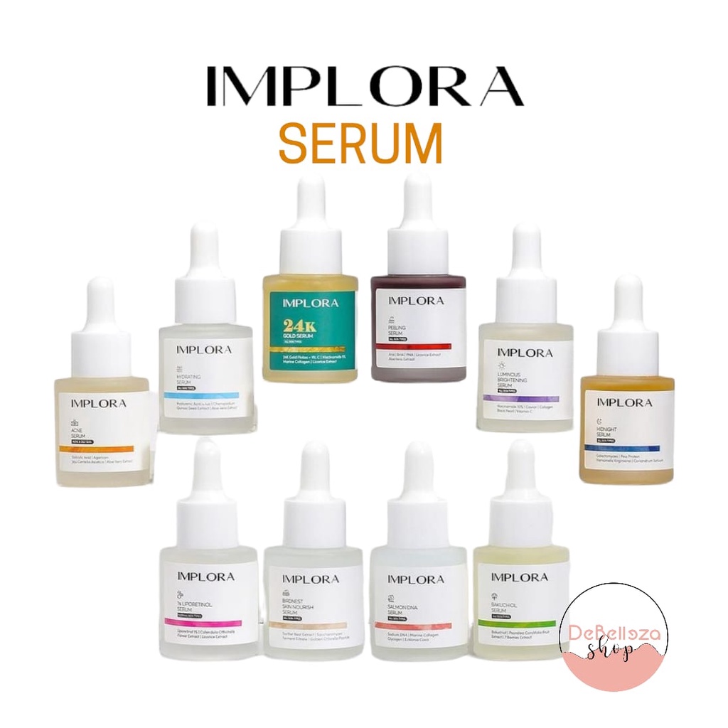 Implora Face Serum - ACNE Facial Serum | LUMINOUS BRIGHTENING ...