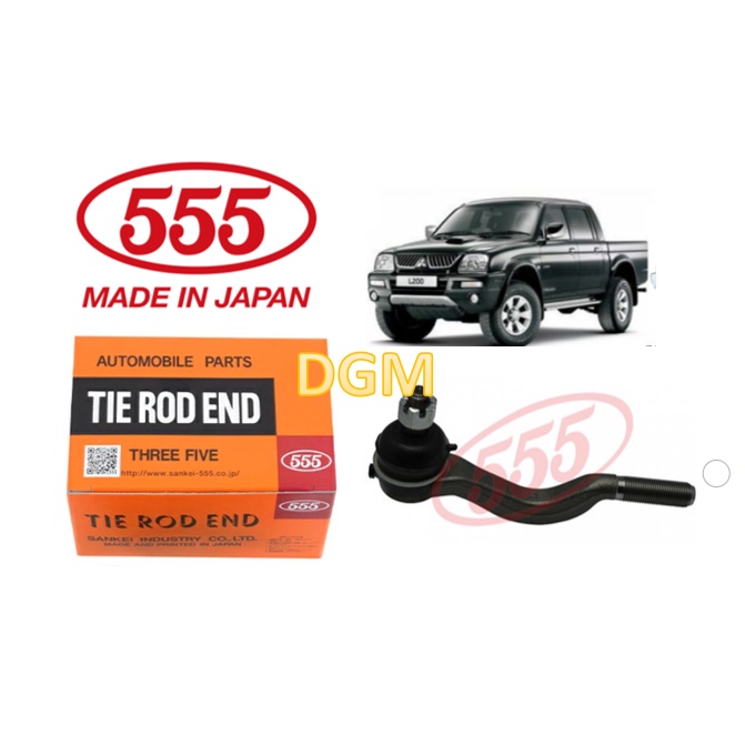 (2pc) Original 555 (Made in Japan) Tie Rod End Set Inner SE-7252 for Mitsubishi Pajero L049 ...