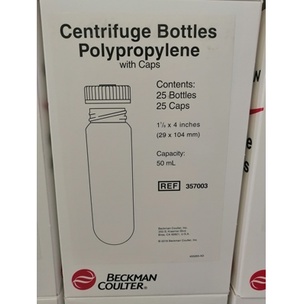 Beckman Coulter 50ml polypropylene screw cap centrifuge tube 357003 ...