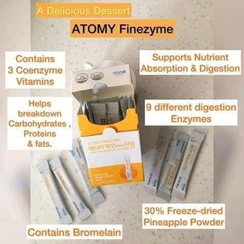 [READY STOCK MALAYSIA] Atomy Finezyme 艾多美 凤梨酵素 (2g x 30sachets) 马来西亚现货 ...