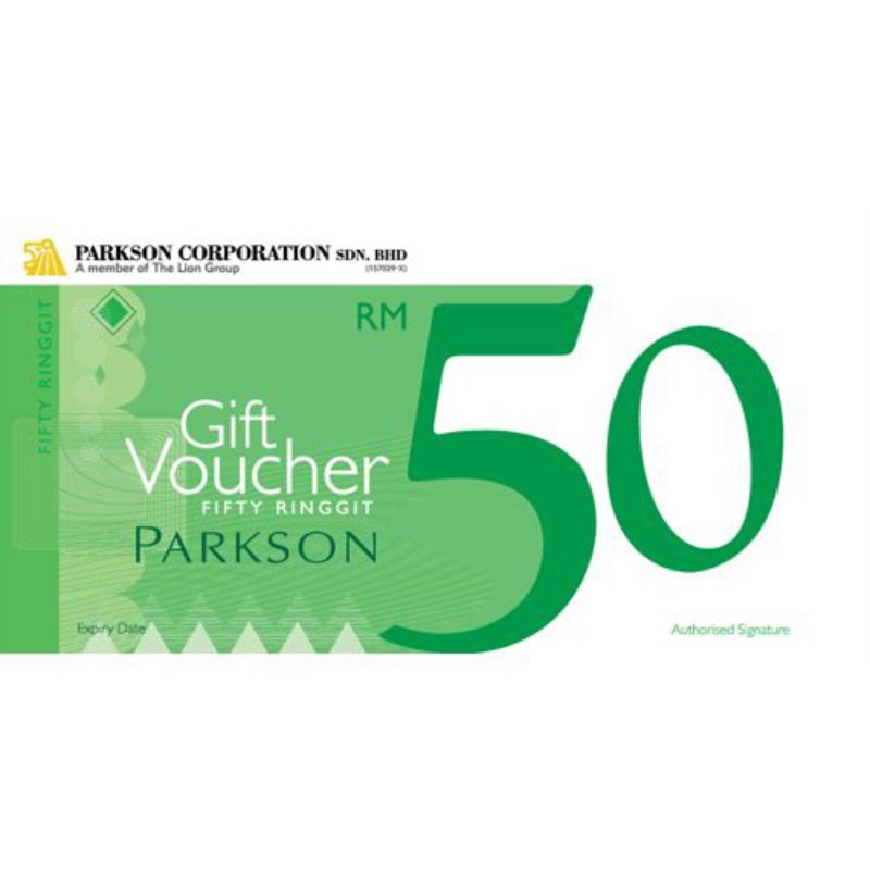 Parkson RM50 Gift Voucher | Shopee Malaysia