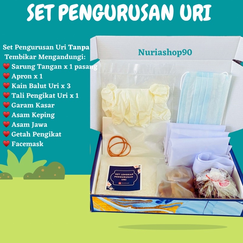 Set Pengurusan Uri dengan tembikar/Set Pengurusan Uri Lengkap/Uri ...