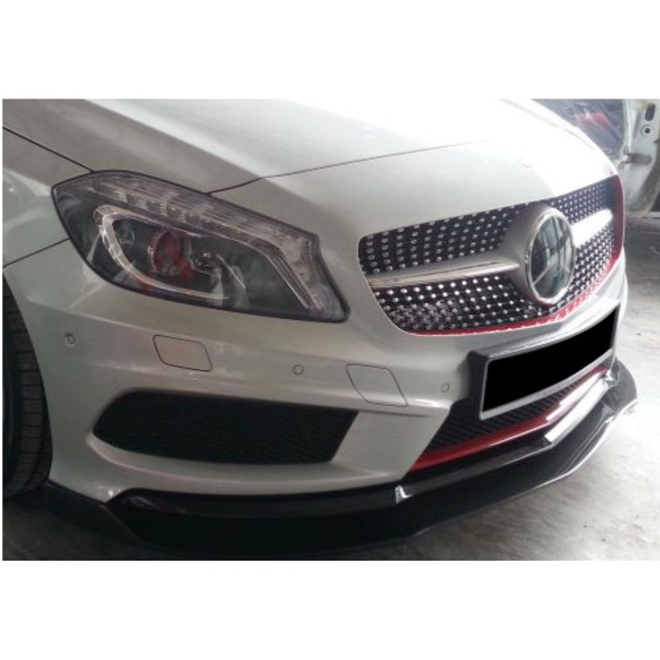 W176 `13 Revo Style Front Lip Carbon | Shopee Malaysia