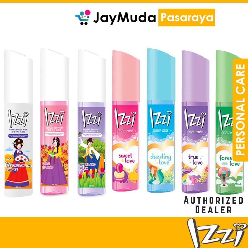 Izzi Body Mist Korea 100ml Gyeongbok Palace Namei Everland Dazzling ...
