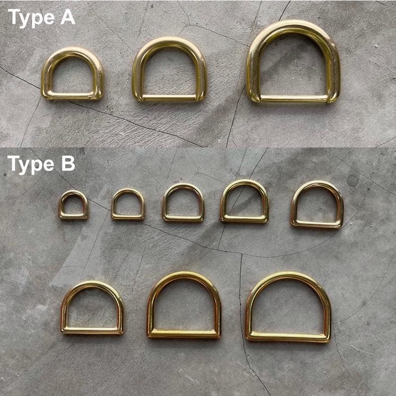 Seamless Solid Brass D ring | Shopee Malaysia