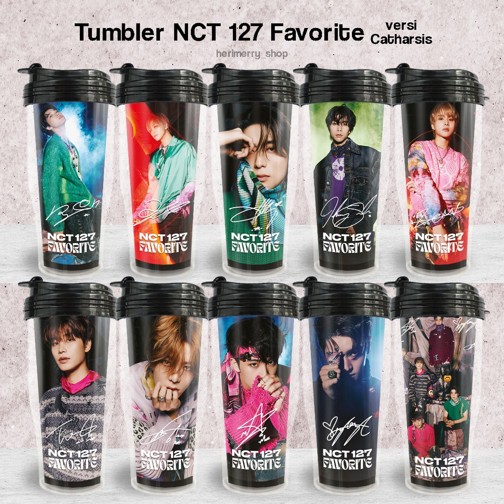 Tumbler NCT 127 FAVORITE Catharsis version Merchandise KPOP NCTzen ...