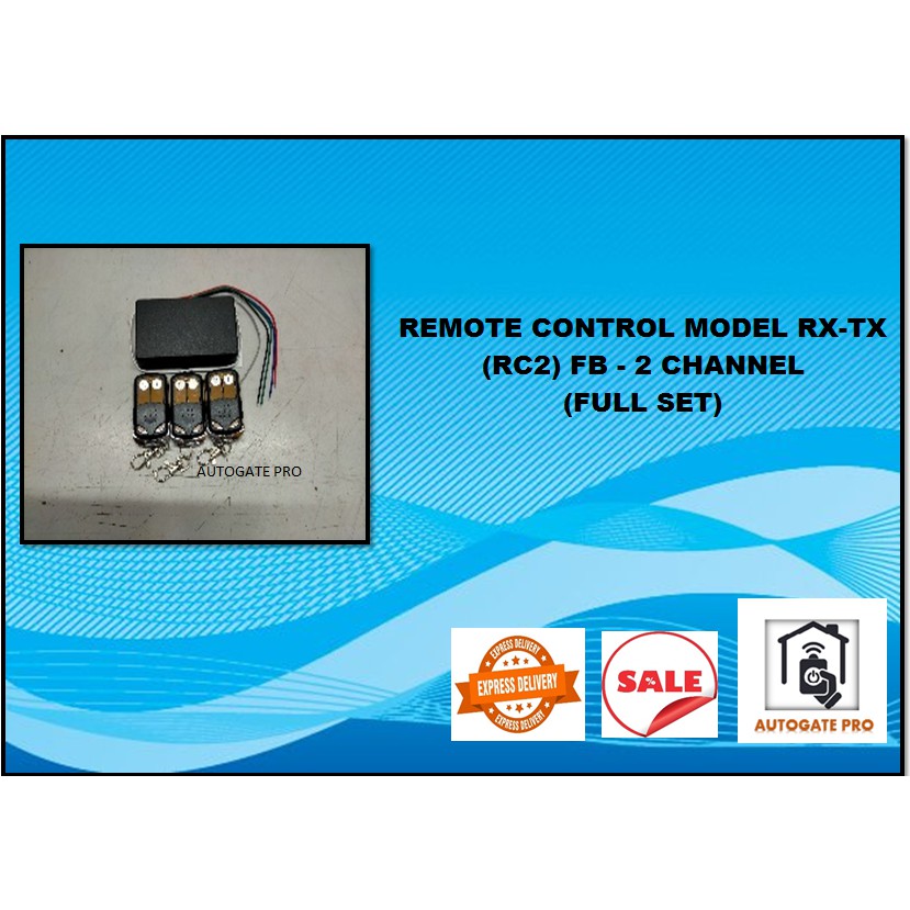 REMOTE CONTROL MODEL RX-TX (RC2) FB (FULL SET) | Shopee Malaysia