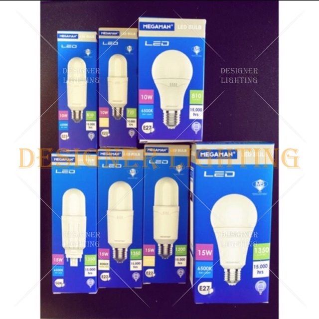 MEGAMAN LED BULB 5W/10W/15W LED BULB/LED STICK | Shopee Malaysia