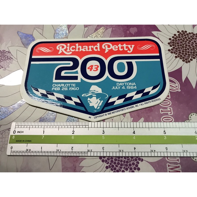 RICHARD PETTY 200 STICKER | Shopee Malaysia