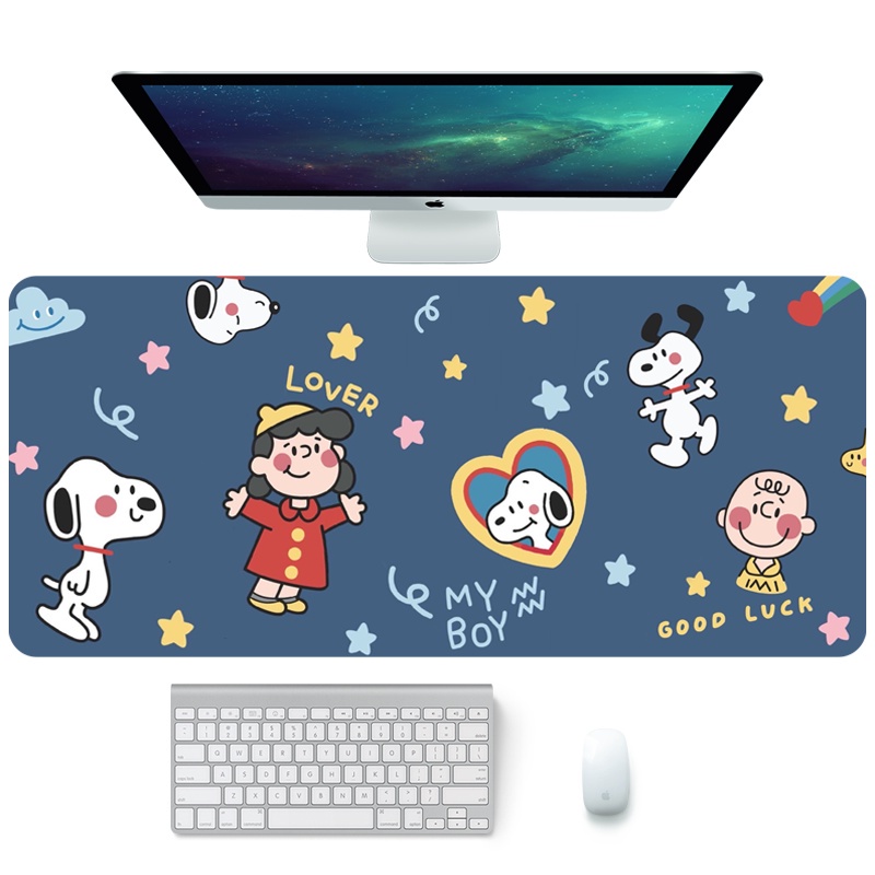 Snoopy Mousepad Super Large Writing Desk Pad Snop Computer Keyboard ...
