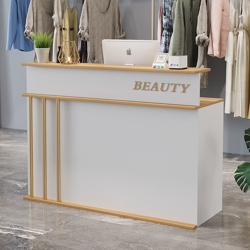 Cashier counter simple modern small supermarket clothing store ...