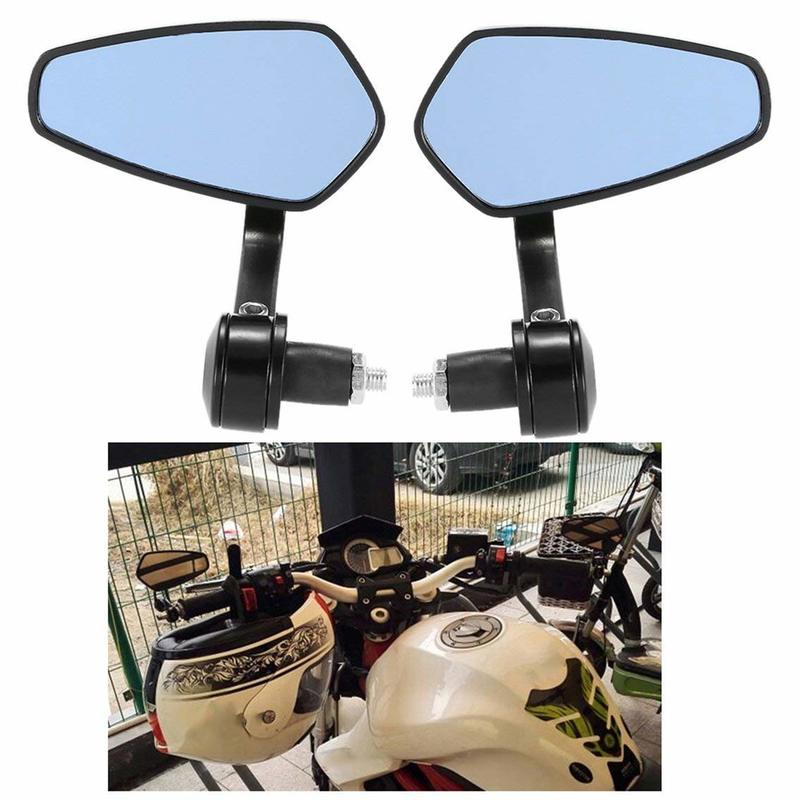 Motorcycle Mirror Handlebar Handle Bar Ends Side Mirrors For YAMAHA R6 ...