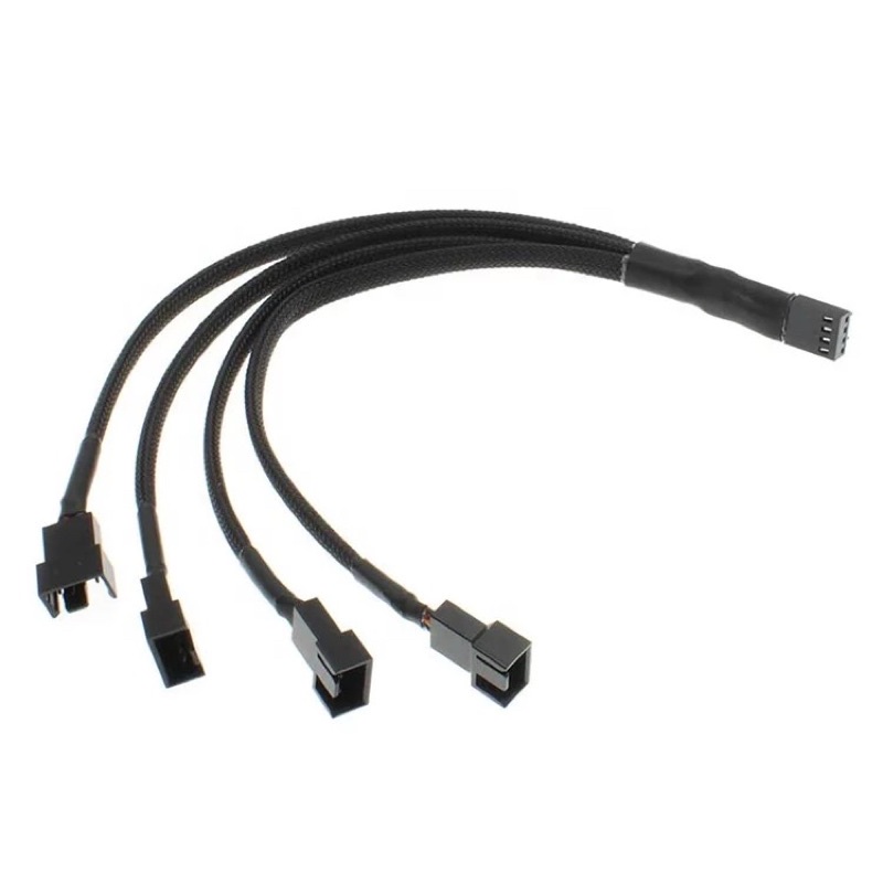 Motherboard fan 4Pin PWM Extension Fan Cable / PWM Fan Splitter 4pin ...