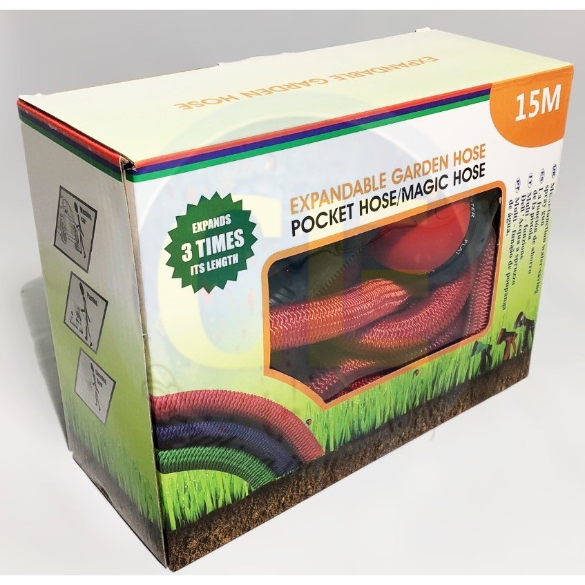 3 TIMES EXPANDABLE GARDEN HOSE SET 3倍可伸缩花园软管套装 | Shopee Malaysia