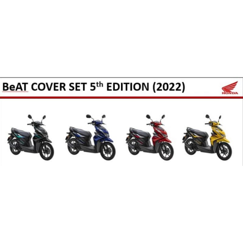 BEAT 110 V2 (2020-2022) ORIGINAL STICKER BODY SET STRIPE STICKER BODY ...
