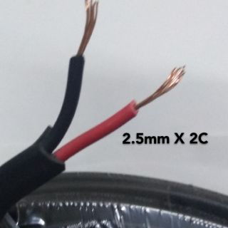 WIRE 2 CORE CABLE - 2.5mm X 2Core Pin PVC Insulated Twin Flat Cable ...