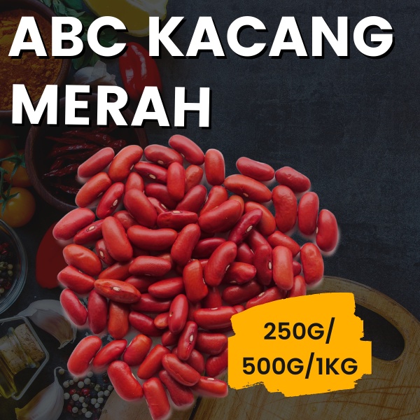 ABC Kacang Merah/Rajma Red/ Lentils/ABC 红豆 - 250g/500g/1kg | Shopee ...