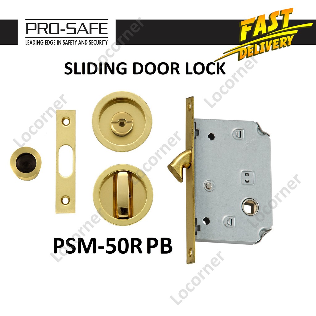 PRO-SAFE Privacy Sliding Door Lock PSM-5R/ PSM-50S/ Coin Lock Sliding ...
