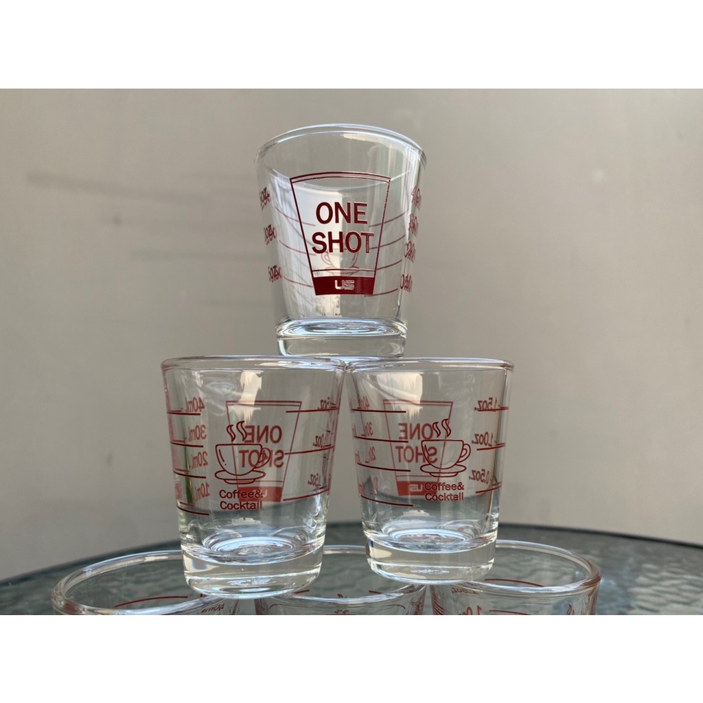 GLASS 1 SHOT 40ml Measuring With Scale Cup ...!!! | Shopee Malaysia