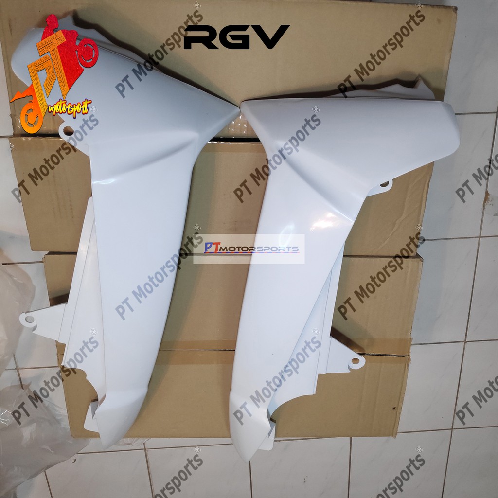 Suzuki RGV 120 Leg Shield Kepak Sayap Putih RG Rgv with Free cap Kunci ...