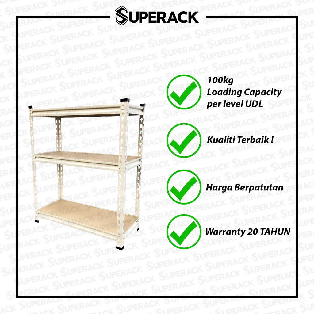SUPERACK 2IN1 Rak Dapur Rak Buku Rack Shelf Rak Rak Besi Rack Rak Besi ...