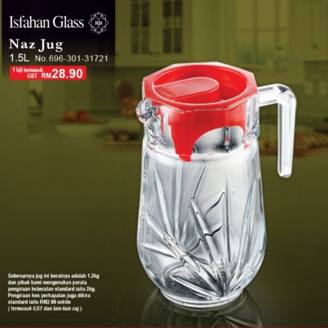 💥 Jug Kaca / Bekas Minuman Viral Versi 01 💥 | Shopee Malaysia