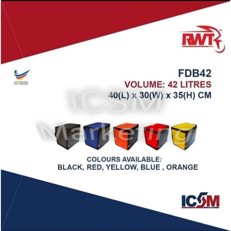 Food Delivery Bag / 42Liter / Delivery Beg / Rider Delivery Bag ...