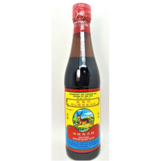 MINYAK BIJIAN TULIN CAP RUSA / SESAME OIL 315ML 鹿標純正烏麻油 | Shopee Malaysia