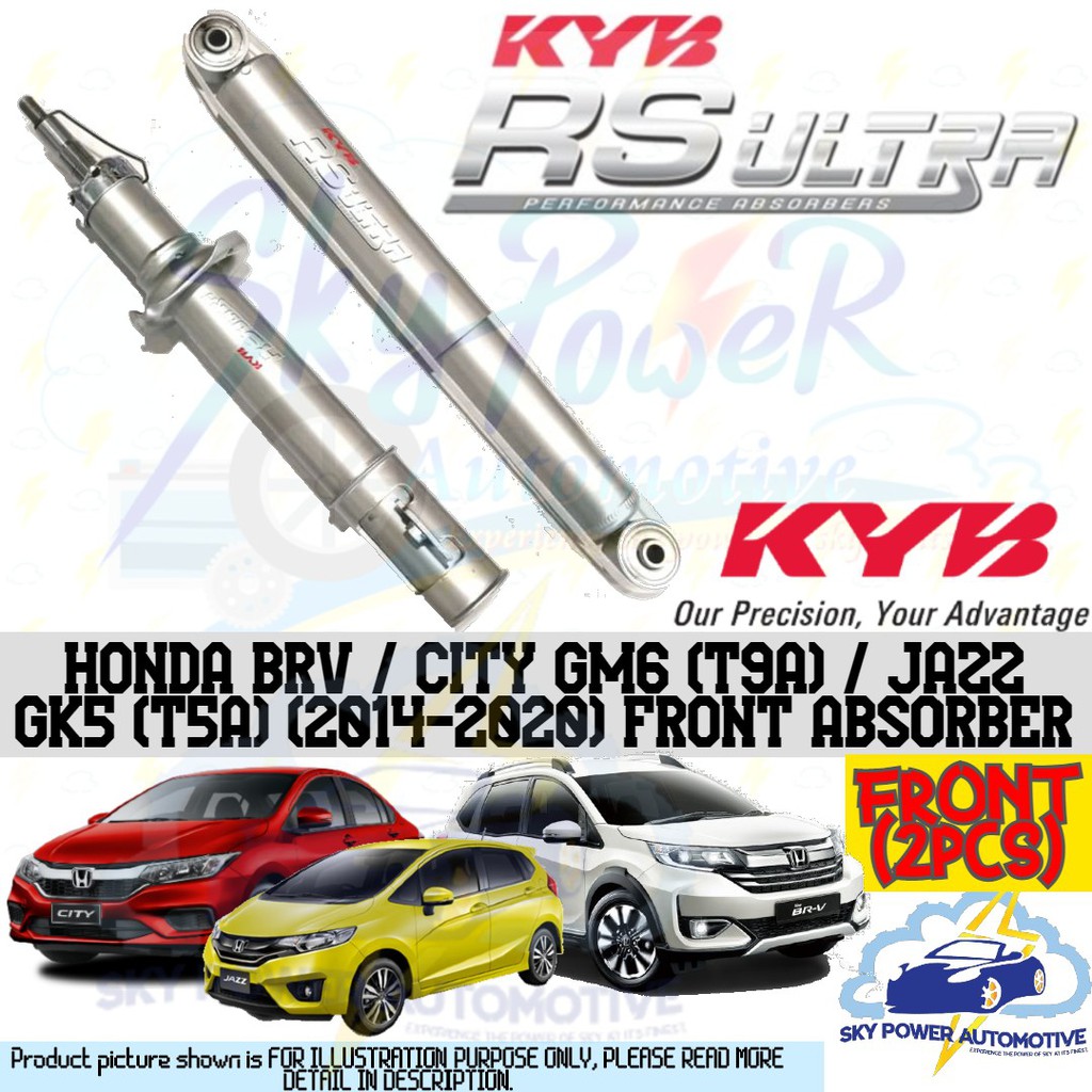 HONDA BRV/ CITY GM6 (T9A)/ JAZZ GK5 (T5A) KAYABA(KYB) RS-ULTRA HEAVY DUTY & HIGH PERFORMANCE ...