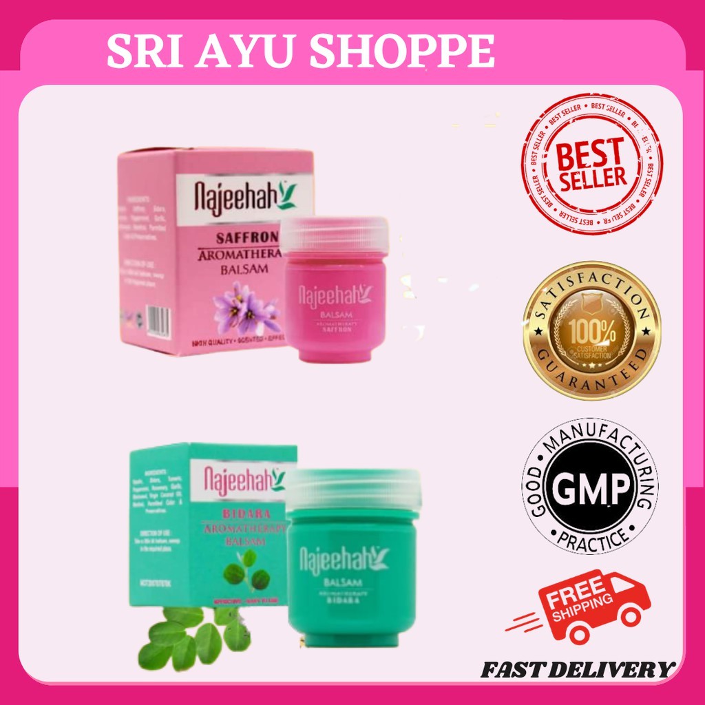 Balsam Bidara Aromateraphy Najah Najeehah-Melegakan Perut Kembung ...