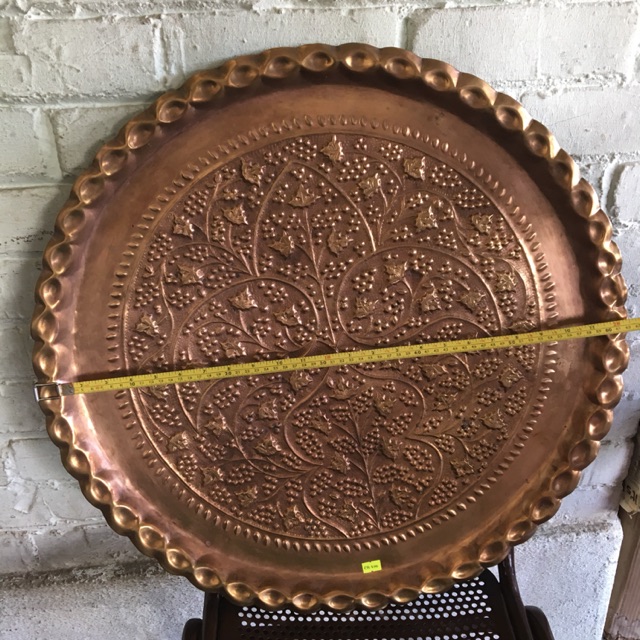 Dulang tembaga antik/talam tembaga antik lama/dulang hidang lauk ...