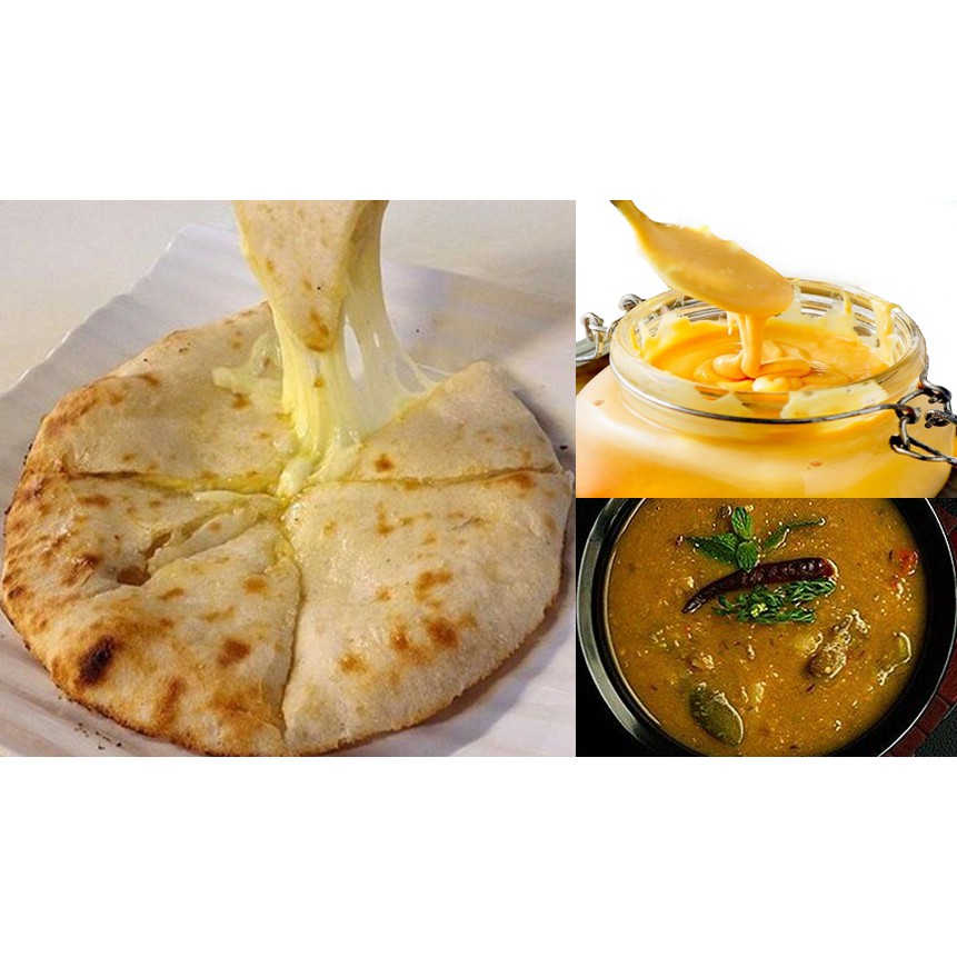 Frozen Naan Cheese Nan Cheese 4pcs Free Kari Pakistan & Nachos Cheese ...