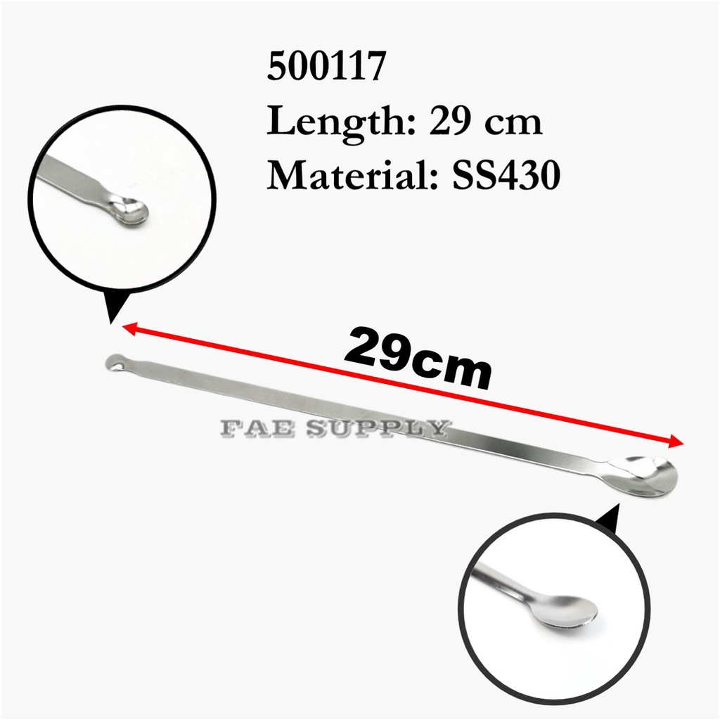 micro spatula Stainless steel laboratory scrap and spoon quality 15cm ...