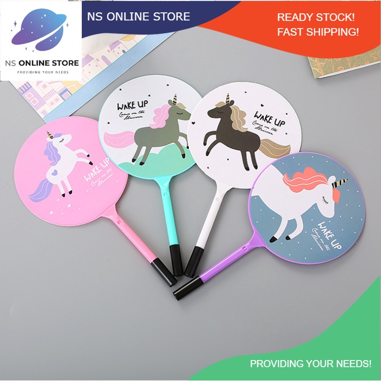 Cute Unicorn Hand Fan Pen - Ballpoint Pen Gift Doorgift Random Colour ...