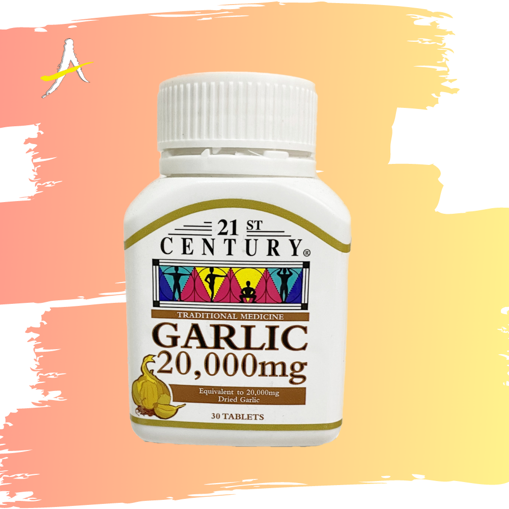 21st Century Garlic 20,000mg 30 Tablets | Shopee Malaysia