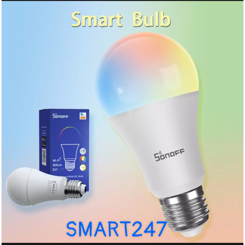 Sonoff B05-B-A60 Smart RGB 9W Color Changing Wifi Light Bulb | Shopee ...