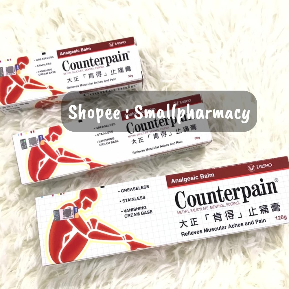 COUNTERPAIN Analgesic Balm [ 30g/ 60g/ 120g ] | Shopee Malaysia