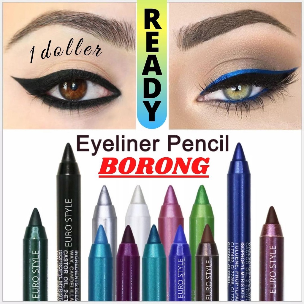 𝐃𝐀𝐕𝐈𝐒 𝐋𝐈𝐏 & 𝐄𝐘𝐄𝐋𝐈𝐍𝐄𝐑 15 Colors Pearl Eyeliner Eye Pen Liner Waterproof ...